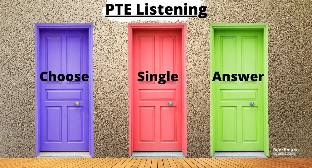 PTE Listening Multiple Choice Single Answer Question Benchmark PTE PTE Listening Multiple Choice Single Answer Question Benchmark PTE