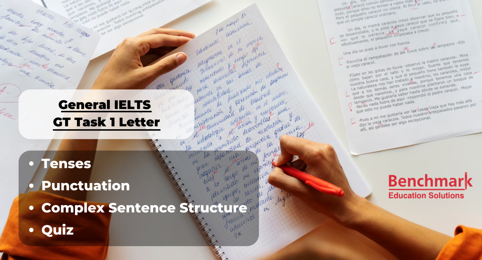 Grammar for IELTS GT Writing Task 1 Letter